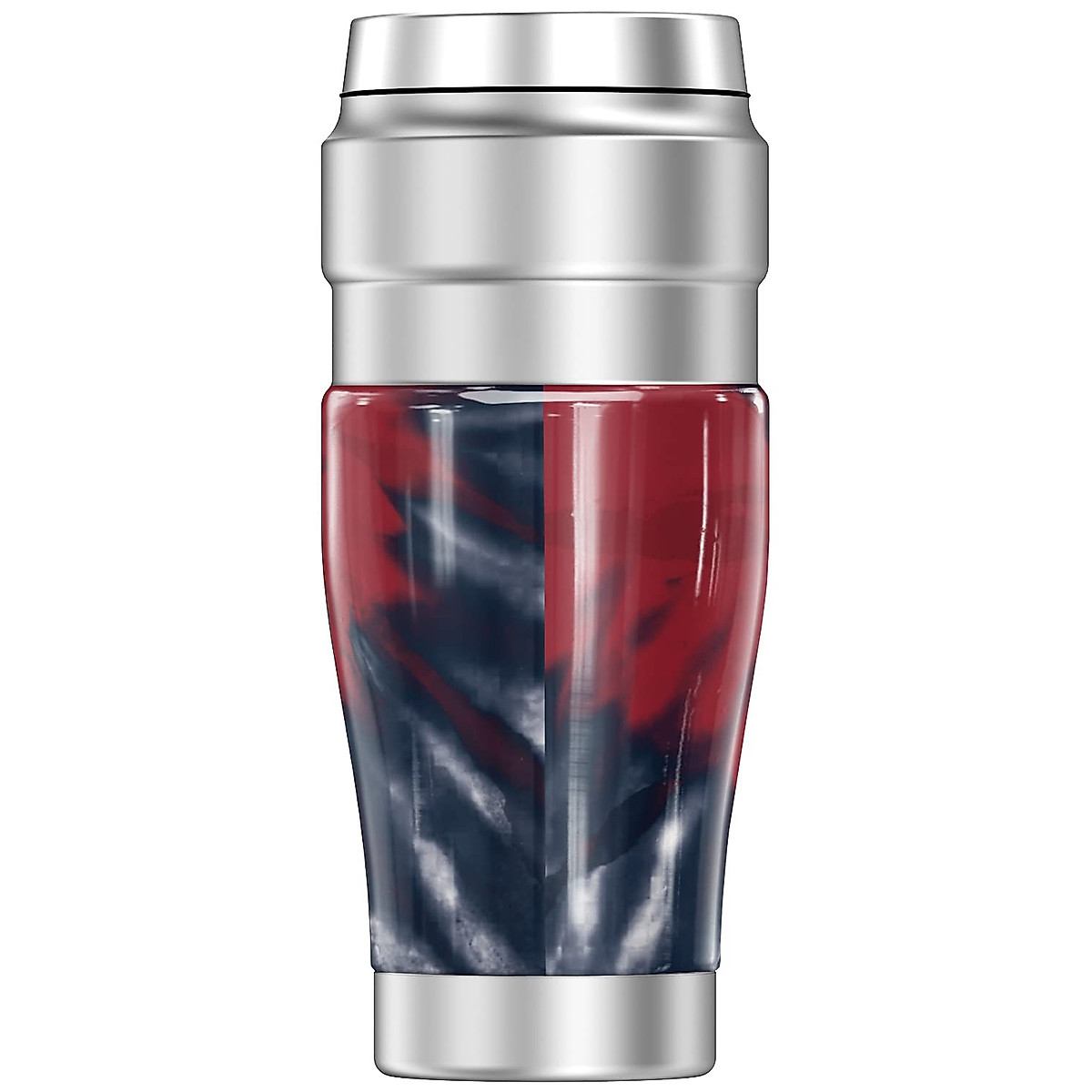 THERMOS Liberty University OFFICIAL Tie-Dye STAINLESS KING Stainless Steel Travel Tumbler, Vacuum insulated & Double Wall, 16oz