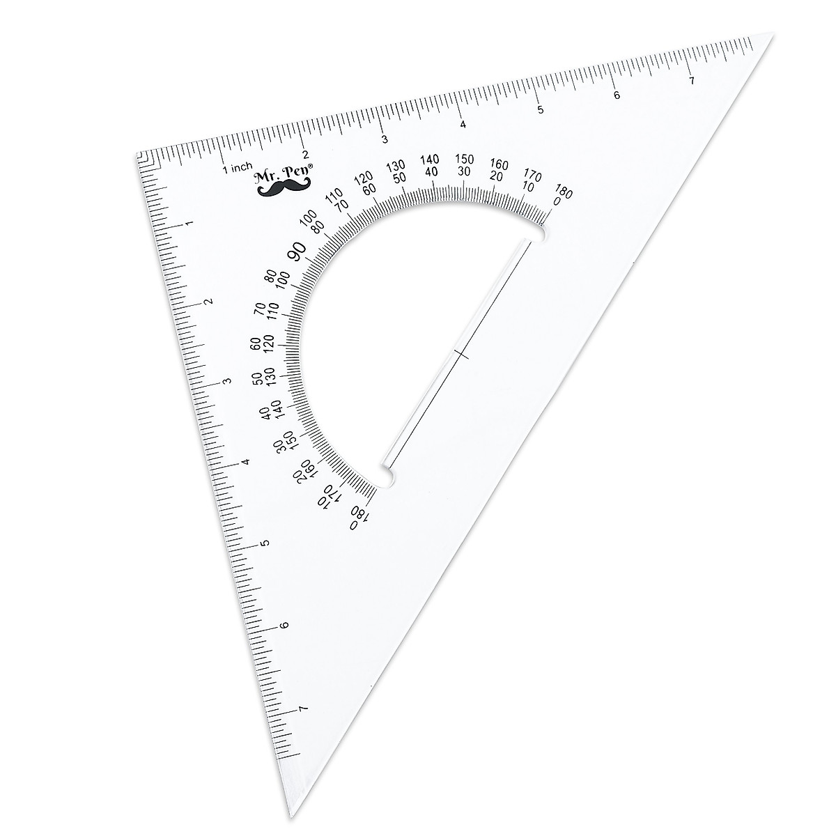 Mr. Pen Architectural Triangular Ruler Set with 12 Inch Triangular Scale, 11 Inch 30/60 and 8 Inch 45/90 Triangles