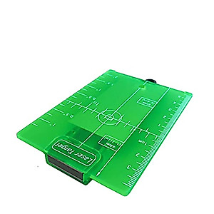 Laser Targets , YOTOM 2 Pack Magnetic Floor Target Plate with Stand for Green Beam Laser Level