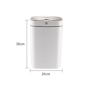 LLLSSS Bathroom Smart Sensor Trash Can Bucket Automatic Trash Bin for Kitchen Toilet Wastebasket Smart Home