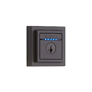 Kwikset 99250-208 Kevo Contemporary Bluetooth Deadbolt, Polished Chrome