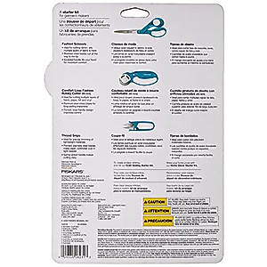 Fiskars Garment Making Starter Kit (3pc), Turquoise 3 Count