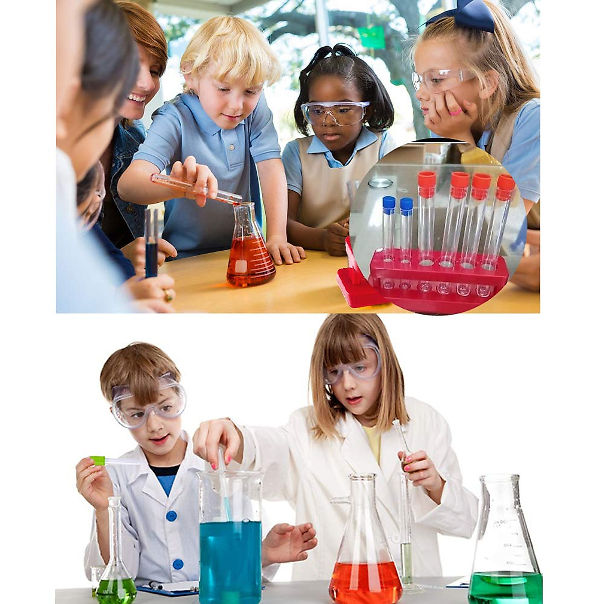 Dropper Pipettes Silicone 5 ML for Kids Candy Gummy Making with Stand 12pcs