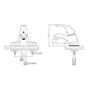 Dura Faucet DF-NML210-VB RV Single Lever Bathroom Faucet (Venetian Bronze)