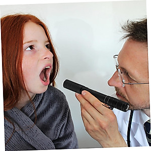 MUCKLILY Reusable Pen Lights for Nurses Black Pen Light for Doctors Aluminum Alloy Handheld Pen Light Pen Lights for Nurses