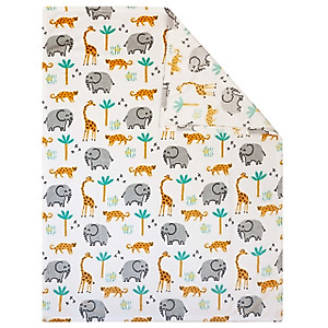 LITTLE CELEBRITY Flannel Toddler Blanket, Kids Blanket, Blanket for Kids, Boys Blanket, Girls Blanket Kids, Kids Throw Blanket, Kids Blankets & Throws, Toddler Blankets, 50"x40" (Jungle)