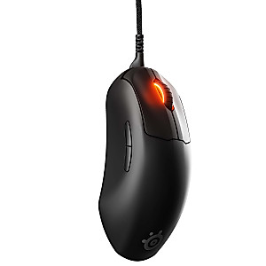 SteelSeries Esports FPS Gaming Mouse – Ultra Lightweight – Prime + Edition – 5 Programmable Buttons – 18K CPI TrueMove Pro Sensor – Magnetic Optical Switches – Customization - RGB Lighting – PC/Mac