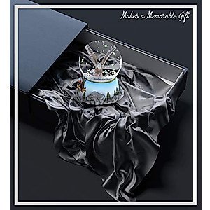 CoTa Global Eagle Snow Globe - Sparkly Water Globe Figurine with Sparkling Glitter, Collectible Novelty Ornament for Home Decor, for Birthdays, Christmas, and Valentine's Day - 65mm