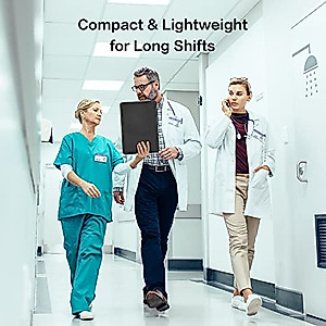 Nursing Clipboard with Storage, Deli Nurse Clipboard Clip Board Folder with 5 Quick Access Cheat Sheets for Nurses, Nursing Students, Doctors, Black