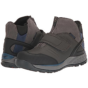 Propét Men's Valais Hiking Boot, Grey/Blue, 10.5 XX-Wide