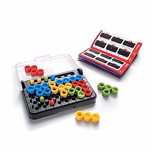 SmartGames IQ Twist, a Travel Game for Kids and Adults, a Cognitive Skill-Building Brain Game - Brain Teaser for Ages 6 & Up, 120 Challenges in Travel-Friendly Case