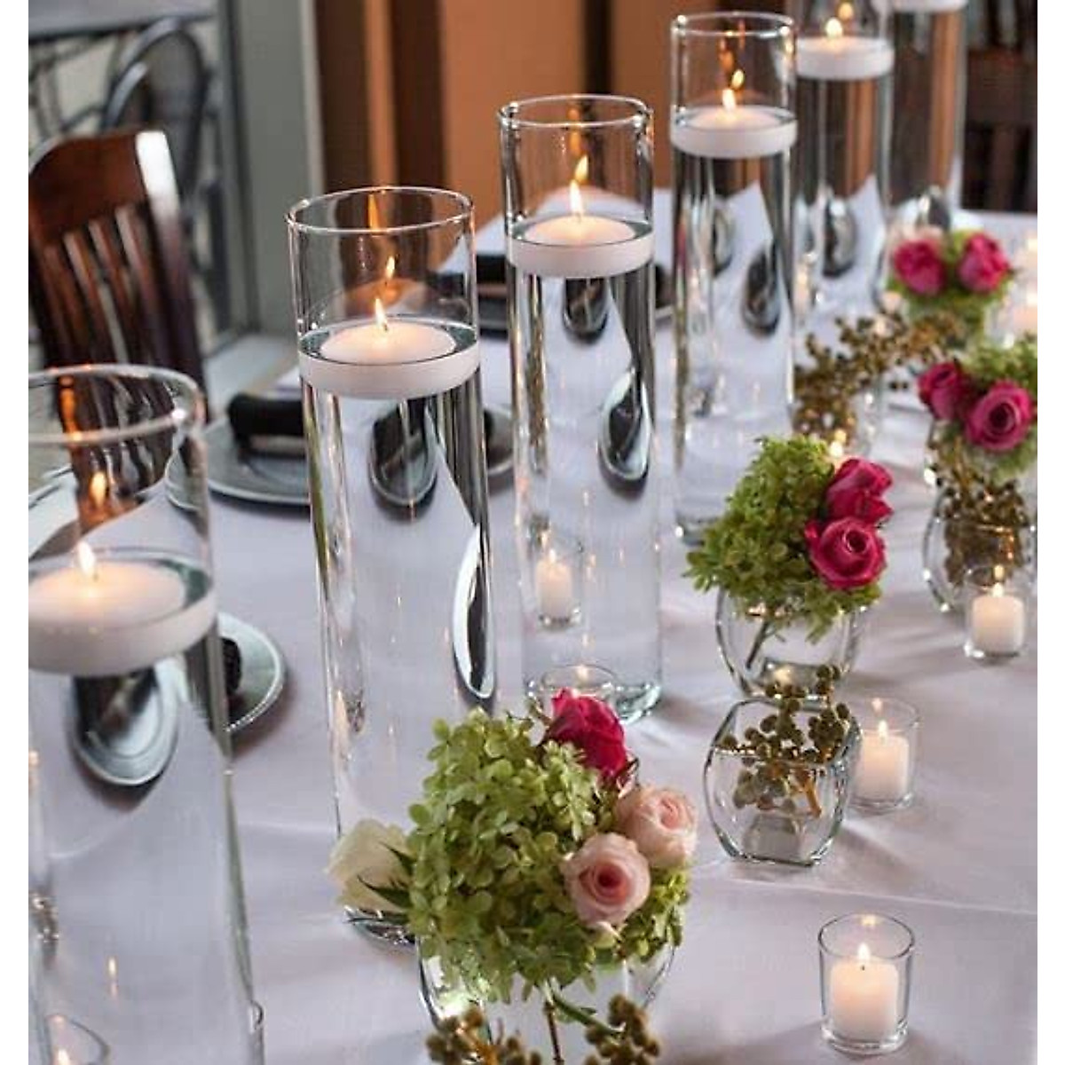 Richland Floating Candles 3" White Set of 12