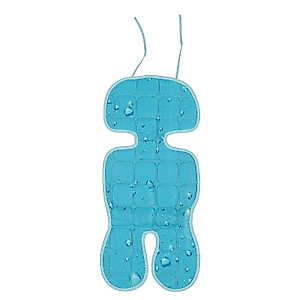 NUOBESTY Baby Seat Liner Ice Silk Infant Baby Stroller Mat Ice Silk Mesh Seat Pad Breathable Cushion LinerAnti- Slip Seat Cooler Summer Cushion for Stroller and Car Seat