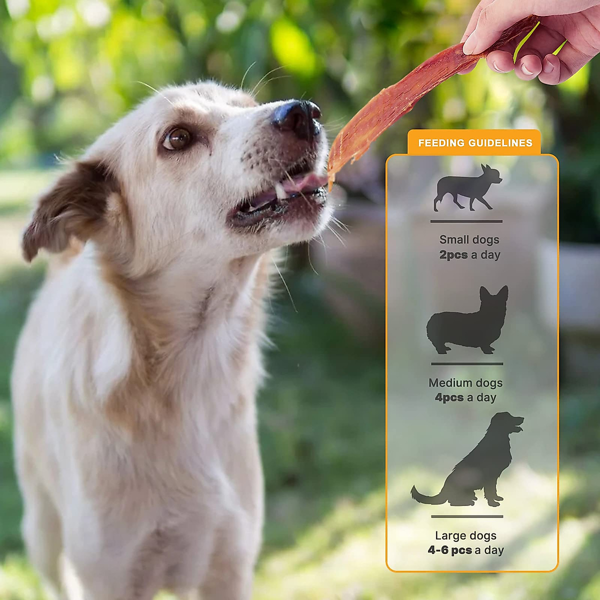 Jungle Calling Dog Treats, Duck Jerky for Dogs, Slow Roasted Snacks for Medium and Large Dogs Chewy Training Treats, 10.6 oz