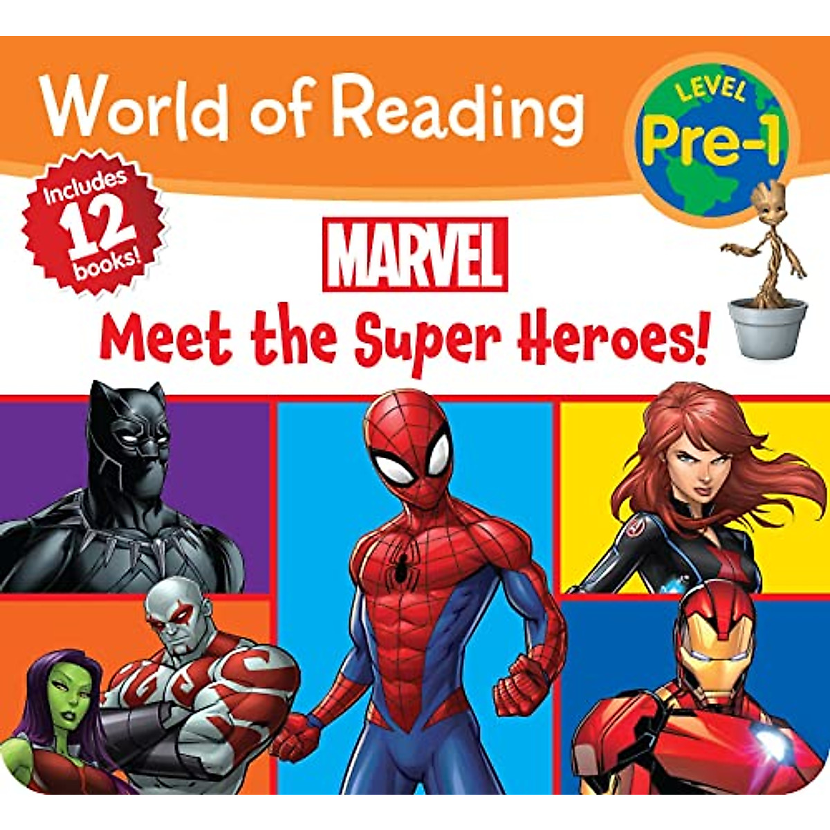 World of Reading Marvel: Meet the Super Heroes!-Pre-Level 1 Boxed Set