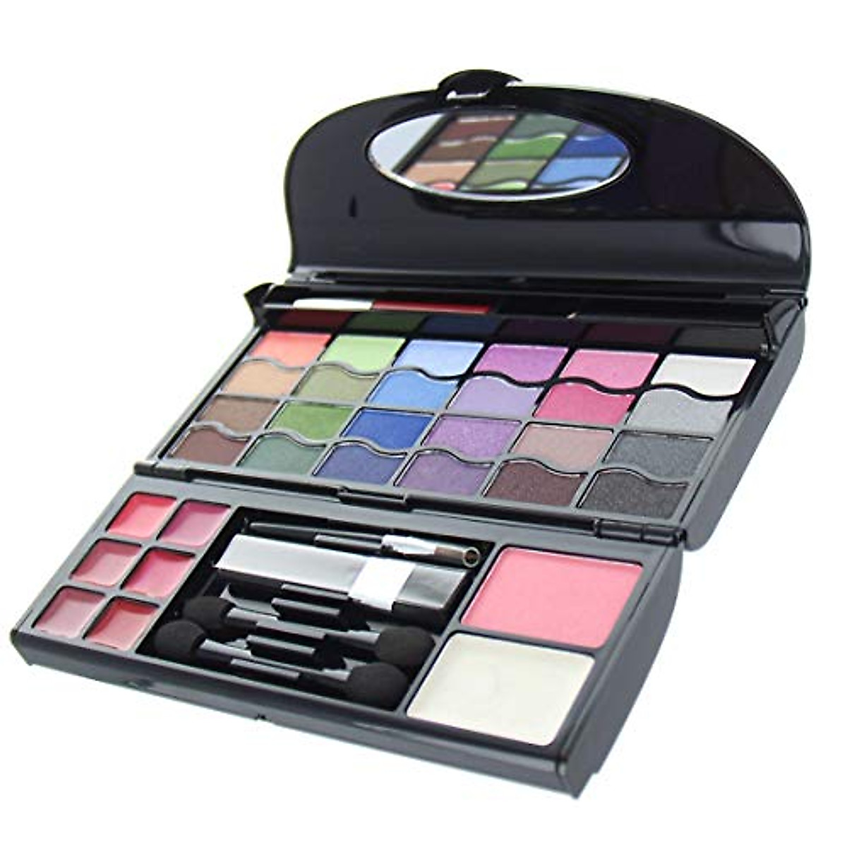 ETA 34 Runway Colors Complete Makeover Kit With Brushes Eye Pencil And Mirror 2.4 oz