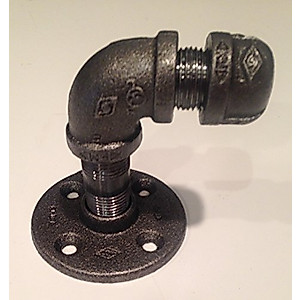 Industrial Pipe Wall Hook and/or Curtain tie Back