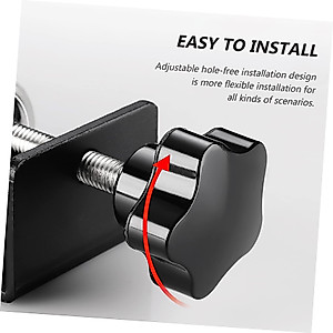2pcs Bezel retaining Clip Office Desk Partition Support Screen Clip Holder Tables Adjustable Office Desk Tabletop Partition Clamp Protective Screen Aluminum Alloy No Punching