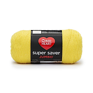 RED HEART Super Saver Jumbo Yarn, Bright Yellow