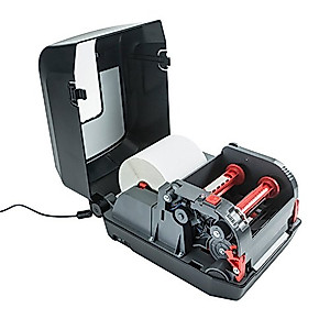 Honeywell PC42TWE01312 PC42t Printer, Latin Fonts, USB, Serial, US PC, Ethernet, 1' Core, Raw Black