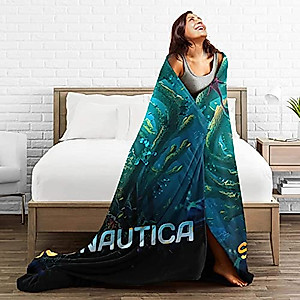 Subnautica Blanket Flannel Warm Soft Throw Blanket Anime air Conditioner Blankets 50"x40"