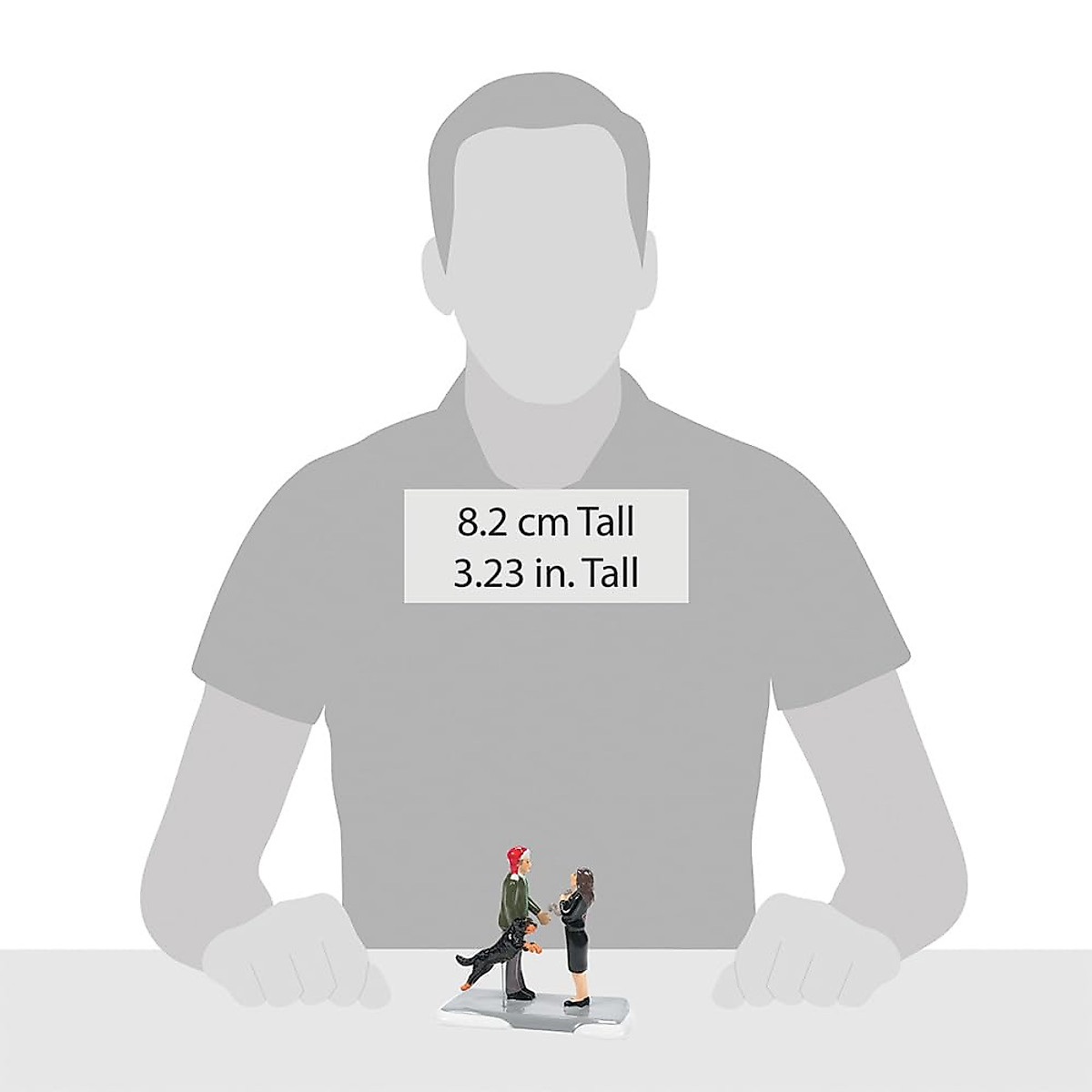 Department 56 Snow Village National Lampoon's Christmas Vacation Accessories Clark Margot and Snots Gone Figurine, 3.23 Inch, Multicolor