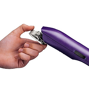 Andis (Pet) 22690 EasyClip Pro-Animal 7-Piece Detachable Blade Clipper Kit,Purple