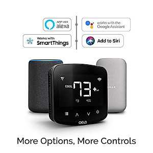 Cielo Breez Plus Smart Air Conditioner Controller | Smart Thermostat for Mini Split, Window & Portable ACs | Alexa, Google, Siri, SmartThings, IFTTT | iOS & Android | Inbuilt Temp & Humidity Sensors