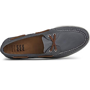 Sperry Men's Authentic Original Plushwave Boat Shoe, Navy, 10.5 M US