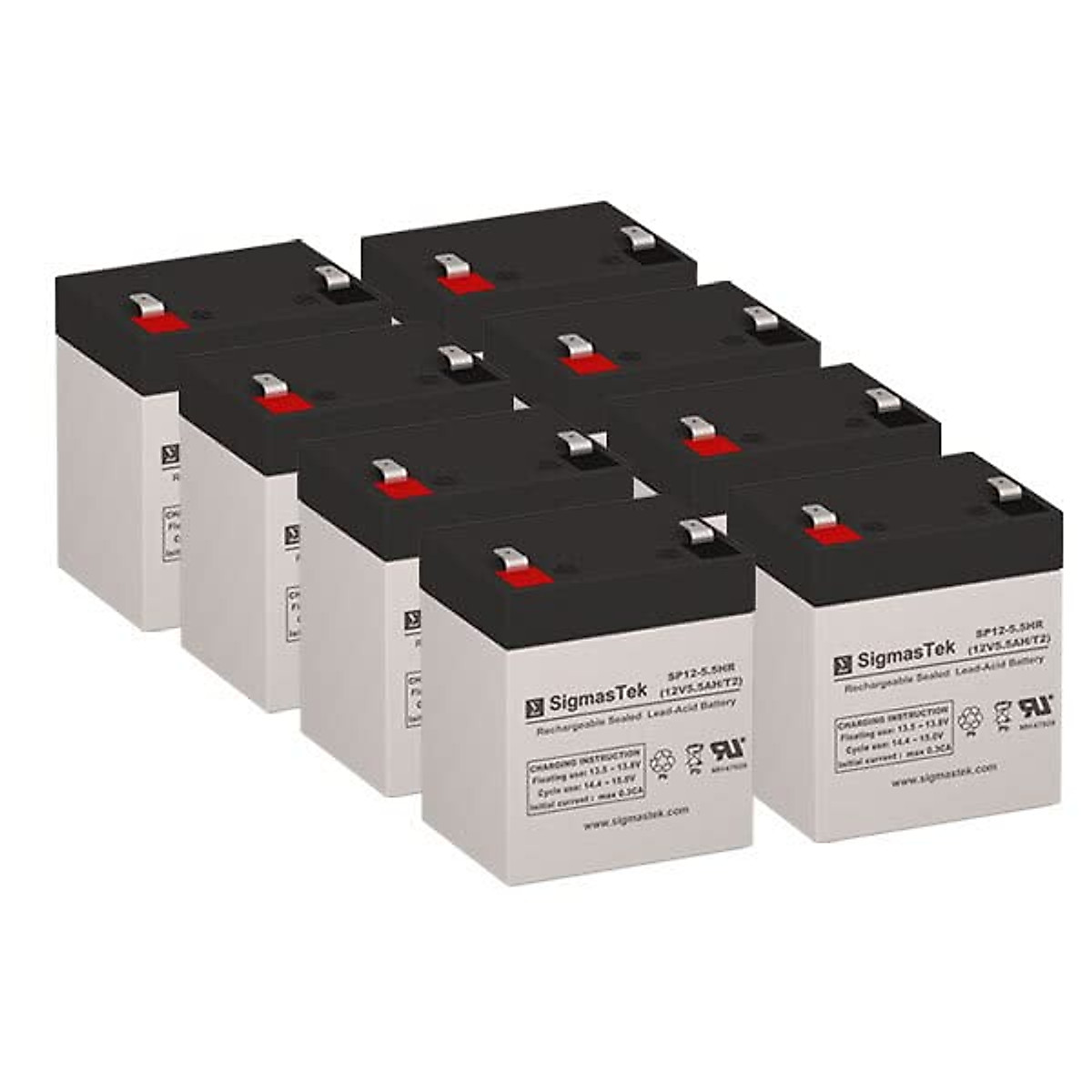 APC DLA3000RM2U UPS Replacement Batteries - Set of 8
