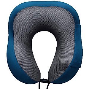 Feilx Travel Pillow 100% Pure Memory Foam Neck Pillow, Chin and Neck Support Cushion U Shaped Portable Travel Pillow for Kids Adults Aircraft Car Train Office