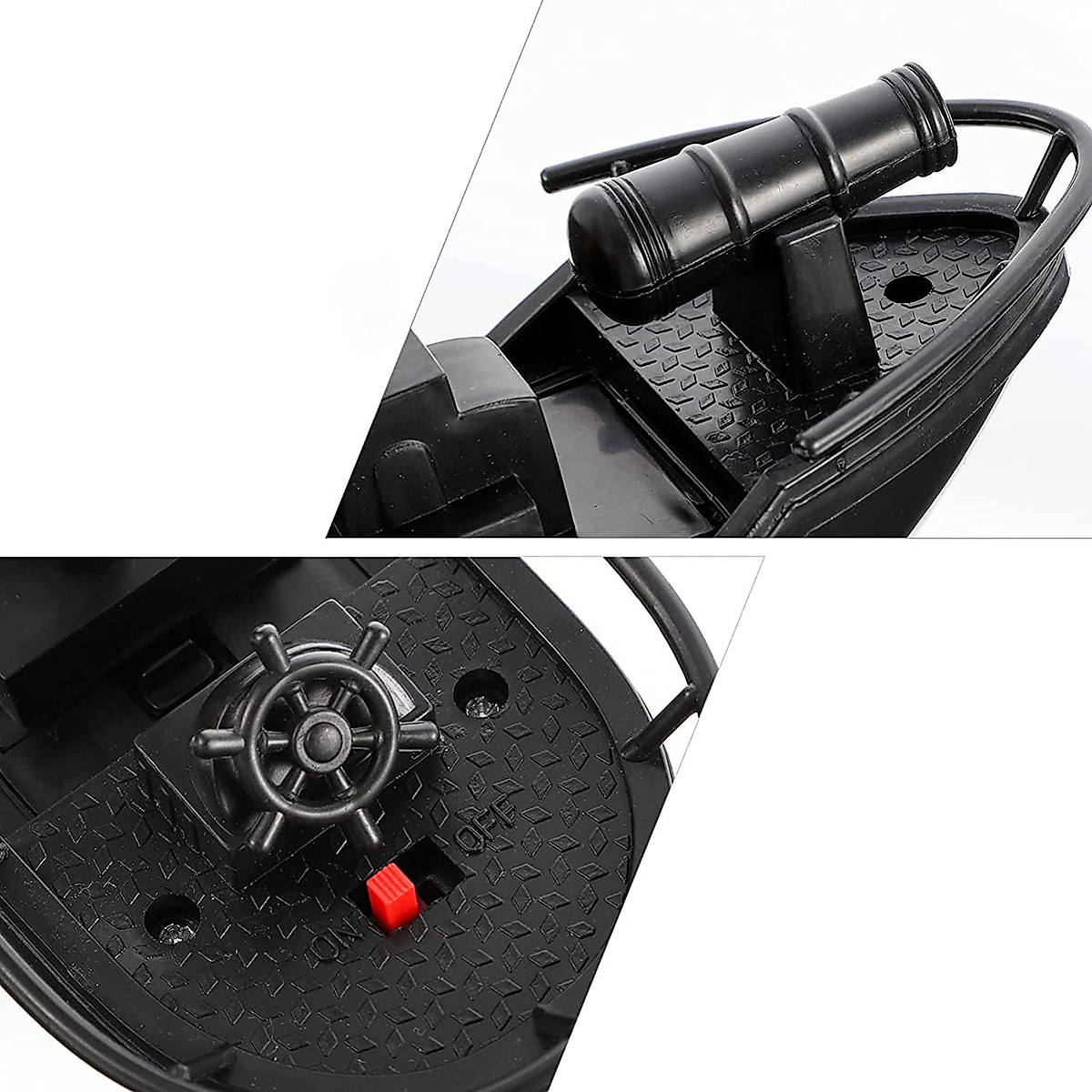 Juephe Pool Pirate Toy Boat Bath Toys - Children’s Toy Boat，Pirate Yacht Toy in Bath Tub, Gift for Kids Pool Toy，It Can Travel After Loading The Batteries