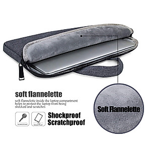 Portable Drawing Tablet Monitor Carrying Bag Case Protective Sleeve for Huion KAMVAS Pro 13 GT-133,GT-116, Huion Q11K V2, Wacom Cintiq 13HD, Xp-Pen Artist12 (Space Gray)