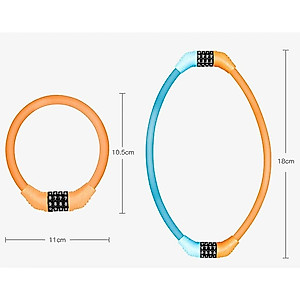 Bicycle Locks Heavy Duty Anti Theft Bike Lock Bike Lock Cable Combination Bicycle Lock 4 Digit Resettable Bicycle Cable Lock for Road Mountain Bike Motorcycle Scooters (Color : Blue)