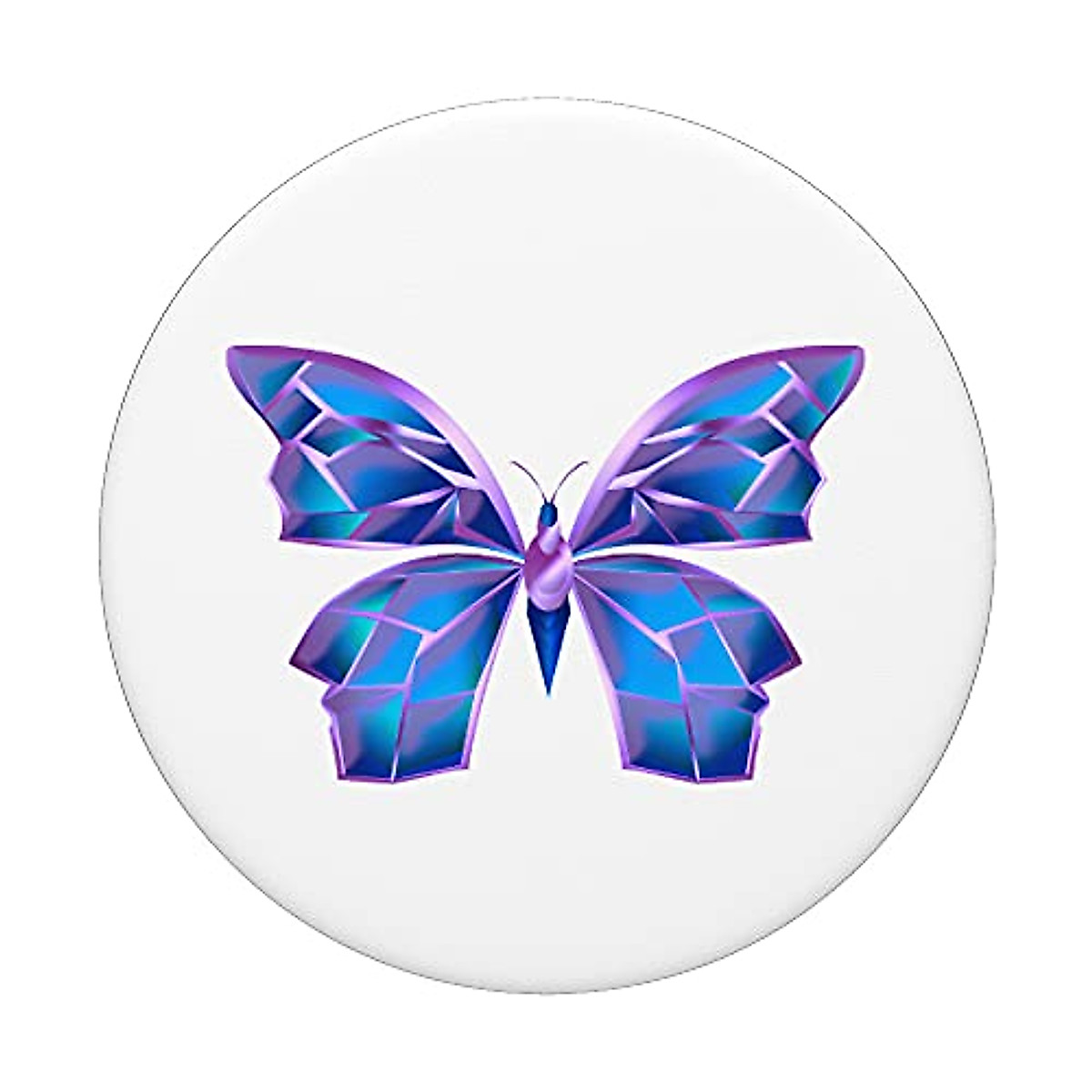 Blue Purple Butterfly PGBU27 PopSockets Swappable PopGrip