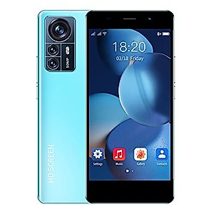 pstuiky Smart Phone Android 5.1 Smartphone Hd Full Screen Phone,Dual Sim Unlocked Smart Phone,2g Ram+8gb ROM,5.0 Inch Cellphones Mobile Phones (Blue)