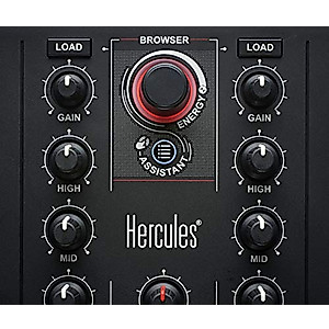 Hercules DJ Control Inpulse 300 | 2 Channel USB Controller, with Beatmatch Guide, DJ Academy and Full DJ Software DJUCED Included