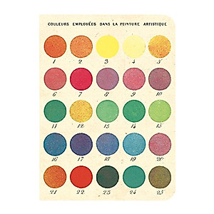 Cavallini Papers & Co., Inc. Color Wheel Mini Notebooks 4 x 5.5