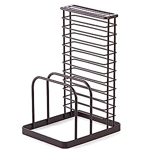 DRNKS Lid Rack Wrought Iron Kitchen Cutting Board Rack Shelf Pot Cover Rack Kitchen Knife Rack Cutting Board Rack Chopping Board Rack Applicable to kitchen stove