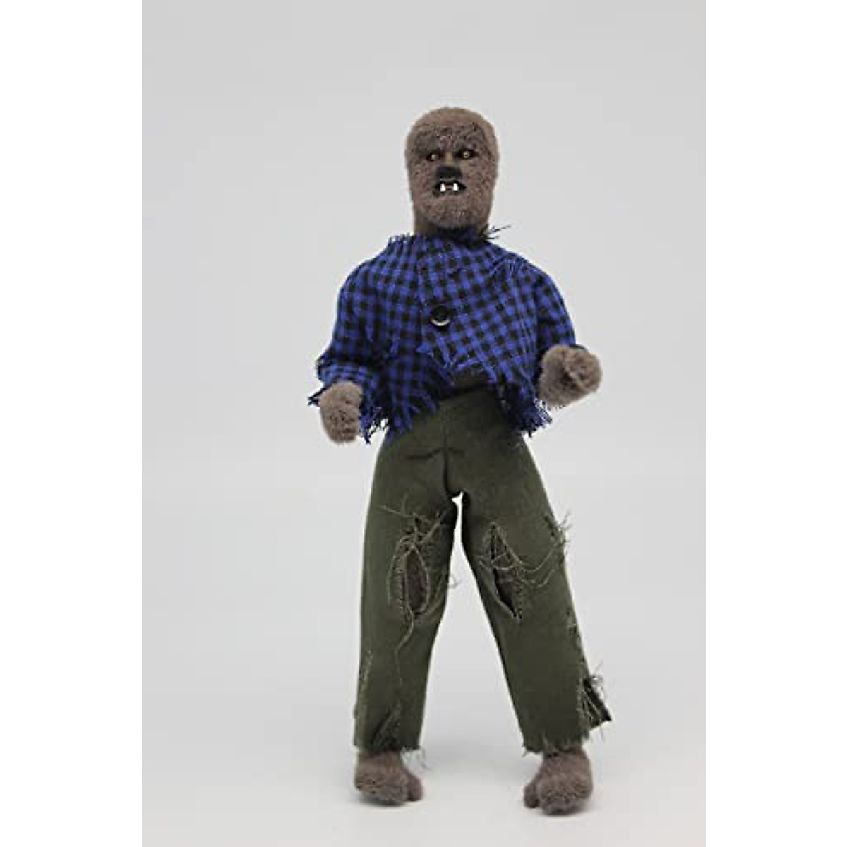 Mego Action Figures, 8” New Mego Werewolf - Full Body Flock (Limited Edition Collector’s Item)