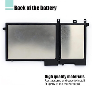 BOWEIRUI 93FTF D4CMT Laptop Battery Replacement for Dell Precision 15 3520 3530 Latitude 5280 5480 5580 5590 5490 5288 5290 5488 E5280 E5580 E5490 E5590 E5480 E5290 Series 4YFVG 83XPC 083XPC DJWGP