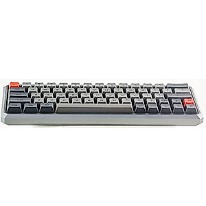 Clack Solid Aluminum Mechanical Keyboard - Cherry MX Brown Switches - Hot swappable - GK64, Grey