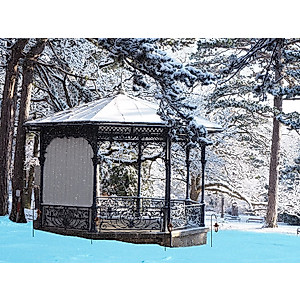 Ashman Shepherd's Hooks 35 Inch (12 Pack), Black, Made of Premium Metal for Hanging Solar Lights, Bird Feeders, Mason Jars, Christmas Lights, Lanterns, Garden Stakes and Wedding Décor.