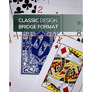 Bullets Playing Cards – Waterproof Plastic Playing Decks, Whit Cut-Card – Durable Deck for Poker, Skat, Rummy, for Adults Bridge Size Double Pack with Standard Index, Decks 52 Cards, 2 x 2 Joker
