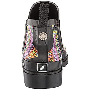 Sakroots Women's Rhyme Rain Bootie Boot, Rainbow Wanderlust, 10