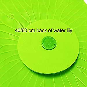 2pcs Artificial Floating Plant Water Lily Flower and Leave Pad Fish Landscape Decoration for Home Garden Pond Pool Aquarium