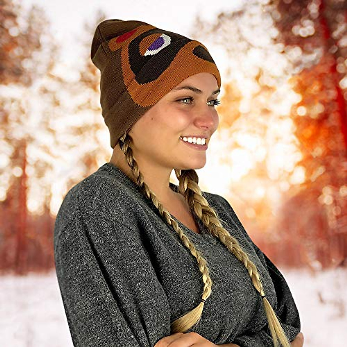 Controller Gear Authentic and Officially Licensed Animal Crossing: New Horizons - Celeste Floral Knit Beanie Foldover and Tom Nook Beanie [2 Pack] - Not Machine Specific