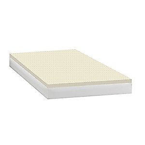 Continental Sleep 2-Inch Foam Topper,Adds Comfort to Mattress, CertiPUR-US Certified, Full, Off White