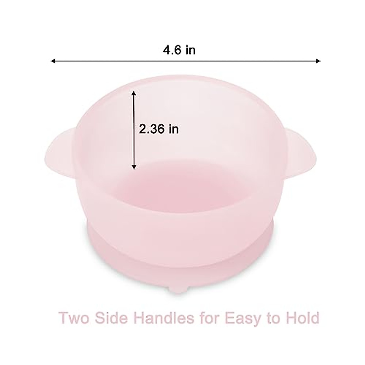 PandaEar Silicone Baby Utensils Set - Baby Bowl with Suction, Tiny Toddler Cup, and Self-Feeding Spoon Fork - Baby-Led Weaning Supplies for First Stage Infants (6 Months+)