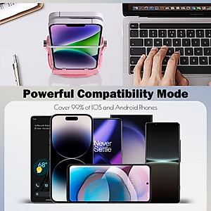 Orzero Steps Counter Compatible for Pokemon Go Walker Phone Swing Accessories Cellphone Pedometer (USB Cable) (Easy Installation) (Mute Version) Egg hatcher Rocker Quick Steps Earning Device - Pink